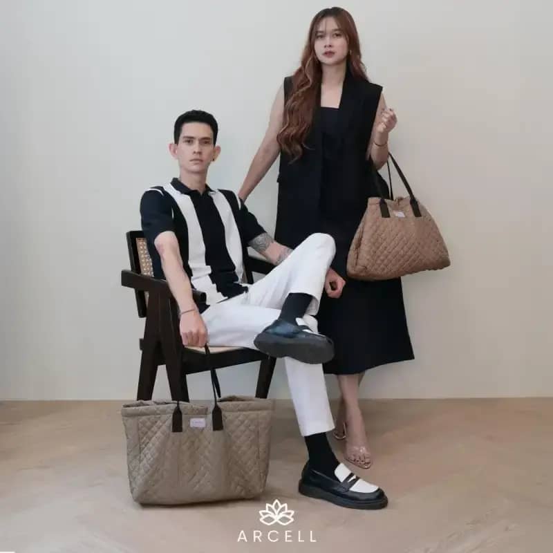 Promo Arcell - Pom Quilting Bag L Tas Shoulder Wanita Diskon 5% Di ...