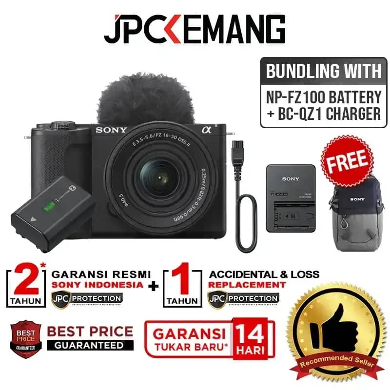 Promo Jpc Kemang Sony Zv-e10 Ii Kit 16-50mm Ii Mirrorless Camera Sony ...