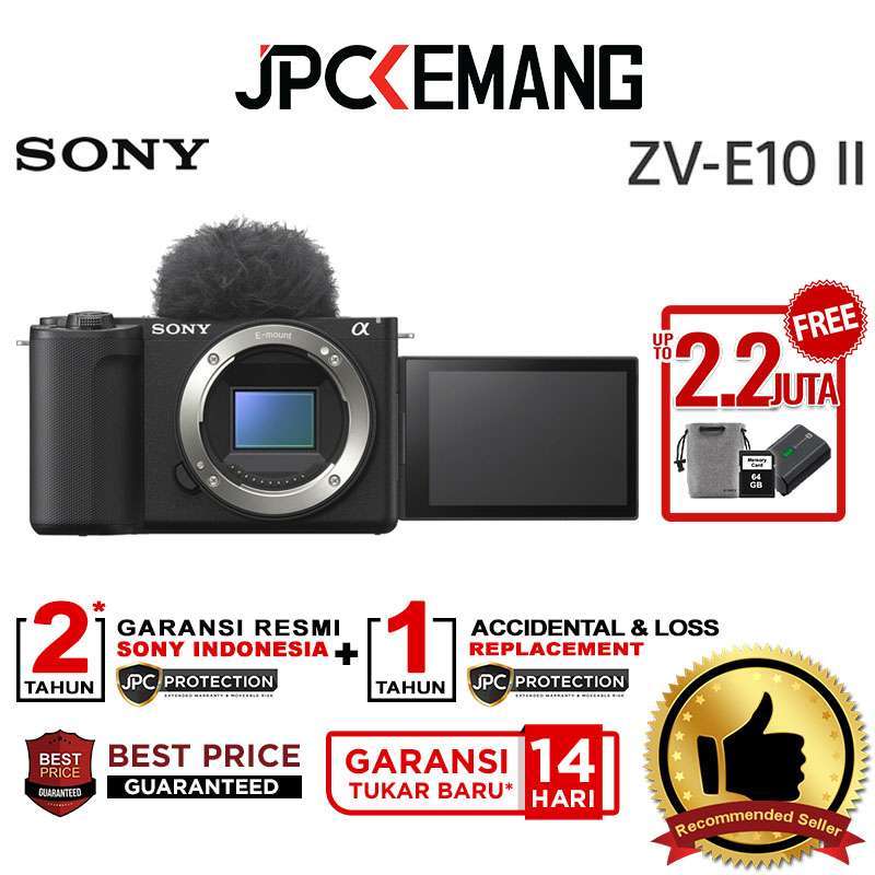 Promo Jpc Kemang Sony Zv-e10 Ii Body Only Mirrorless Camera Sony Sony Zve10 Zve 10 Mark 2 ...