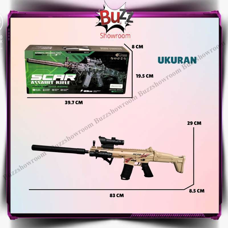 Promo Mainan Anak Wgg Assault Rifle With Infrared Water Gel Blaster ...