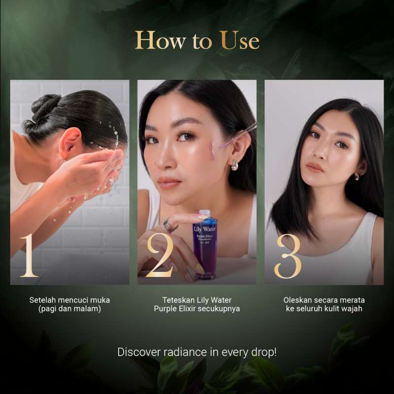 Promo Ph. Hubby Lily Water Purple Elixir Dermabiotics - Anti Aging Ampoule 35ml Diskon 13% Di ...