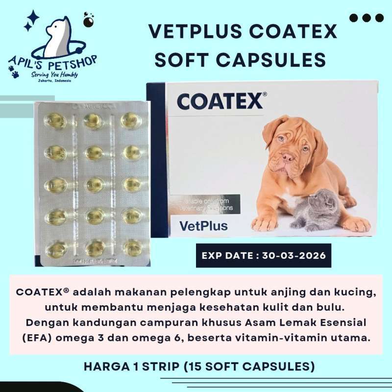 Jual Vitamin Anjing Vetplus Coatex Terdekat 🏷️ Harga Grosir Murah ...