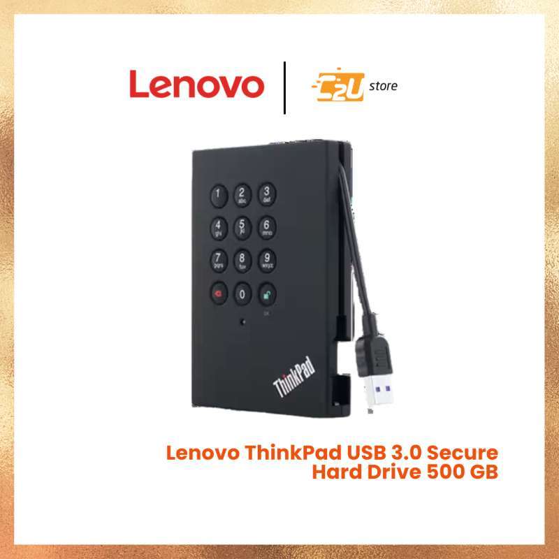 Jual Lenovo Thinkpad USB 3.0 Secure Hard Drive 500 GB Di Seller C2u ...