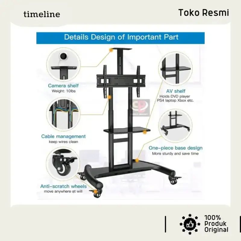 Jual Braket Standing Tv Besar 75, 70, 65, 60, 55, 50, 43, 32 Inch - 32 ...