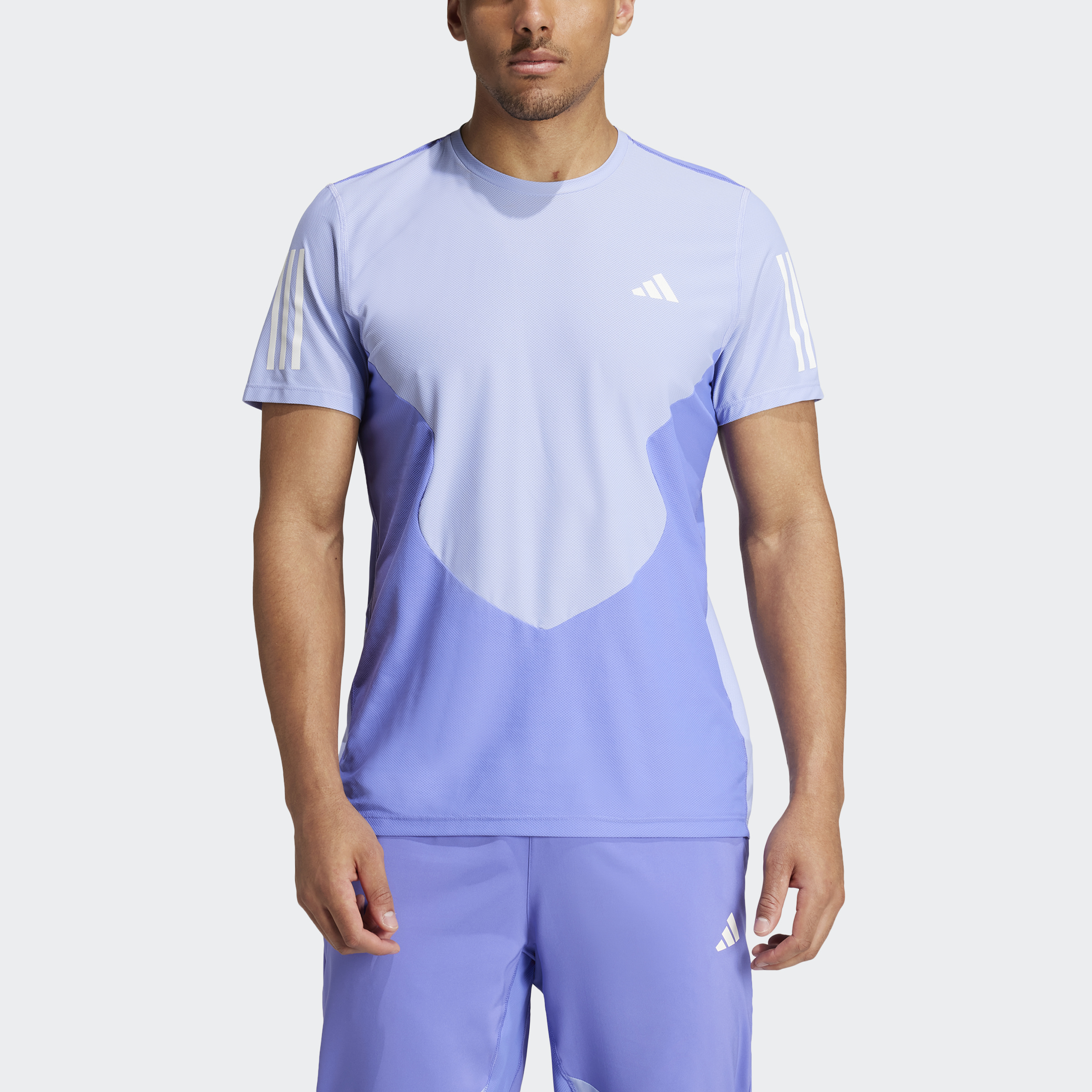 Promo adidas Men Running Own The Run Colorblock Aeroready T-shirt Jaket ...