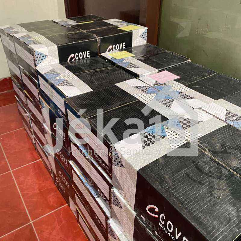 Jual Cove Shikaku Med Chip Mosaic Tile | Keramik Dinding Kamar Mandi ...