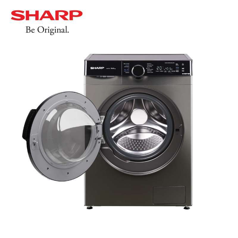 Promo Sharp Mesin Cuci Front Loading Es-fl1410msx Inverter Technology ...