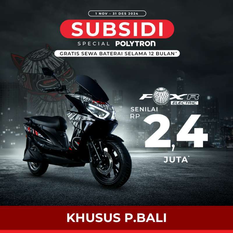 Jual Polytron Fox-r Limited Edition X Darbotz Sepeda Motor Listrik ...