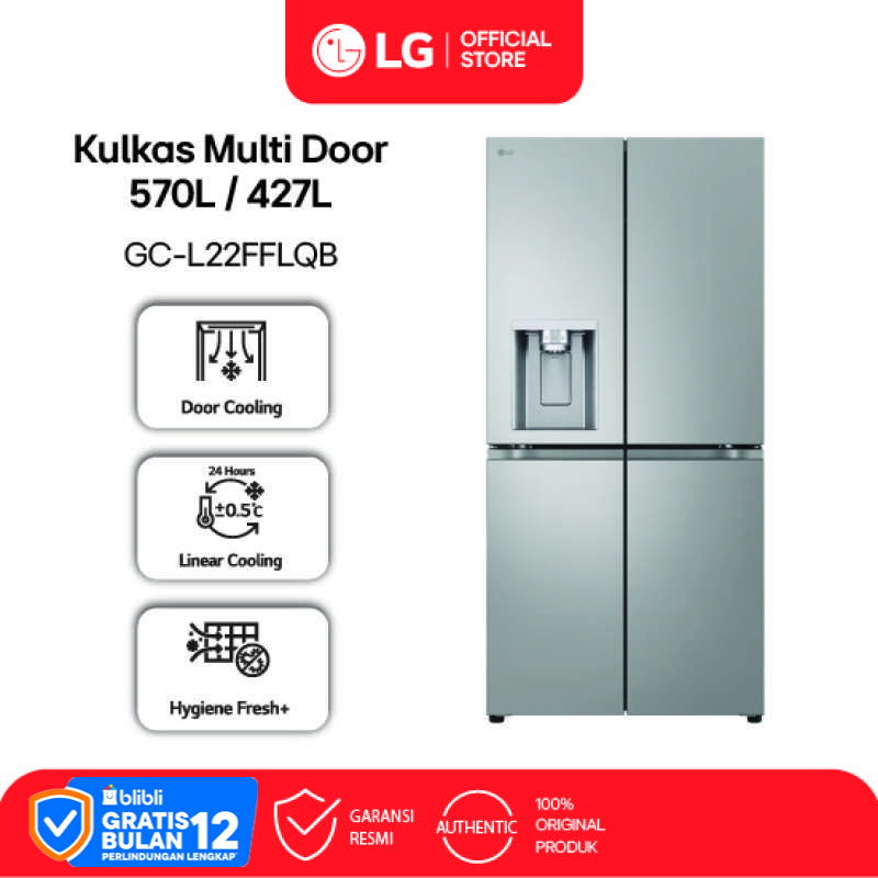 Promo Lg Kulkas Multi Door 570l / 427l Smart Inverter Compressor Hemat ...