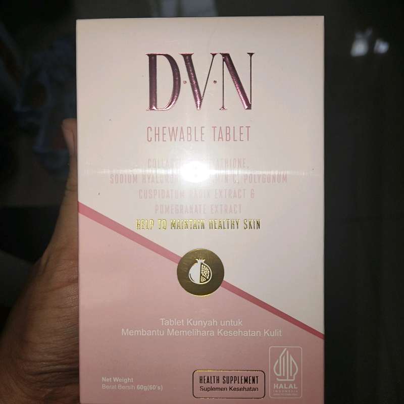Promo Dvine Collagen Candy Original 100% Asli Kemasan Baru Dvn Tablet ...