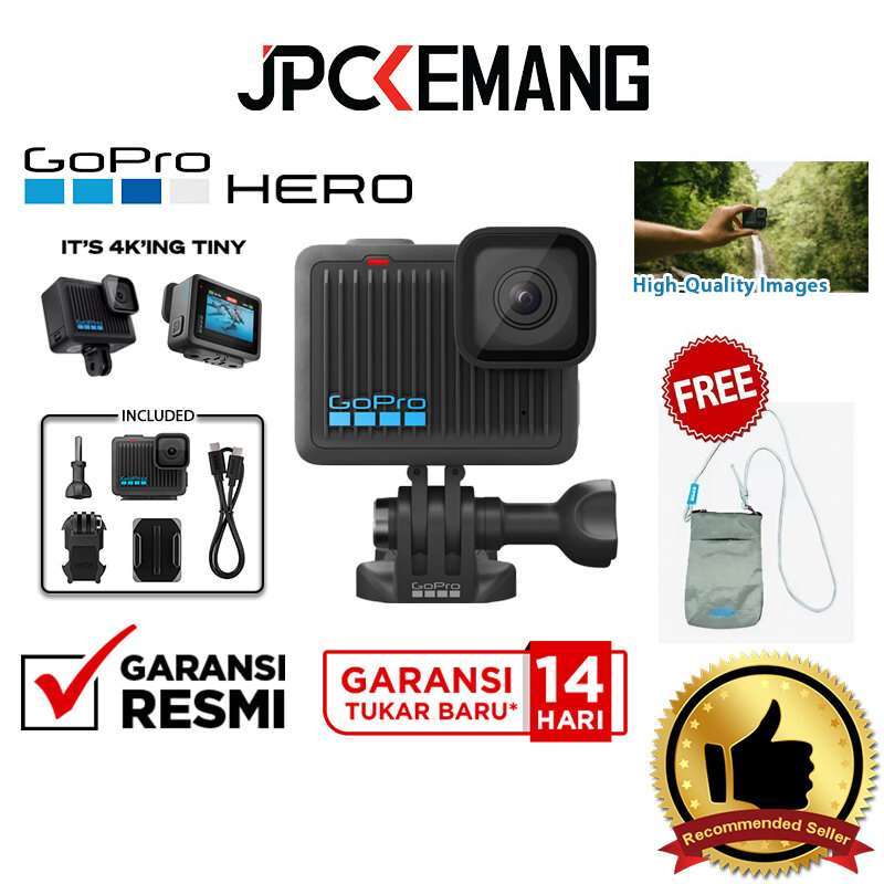 Promo Jpc Kemang Gopro Hero Compact 4k Action Camera Go Pro Action Cam Garansi Resmi Diskon 7% ...