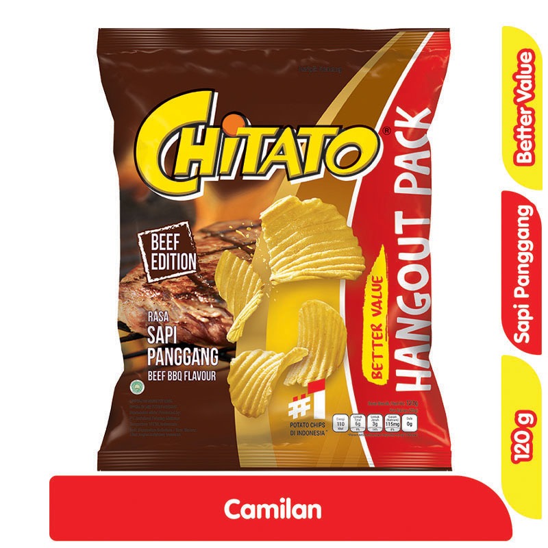 Jual CHITATO Keripik Kentang Sapi Panggang 120 g di Seller Alfamart ...