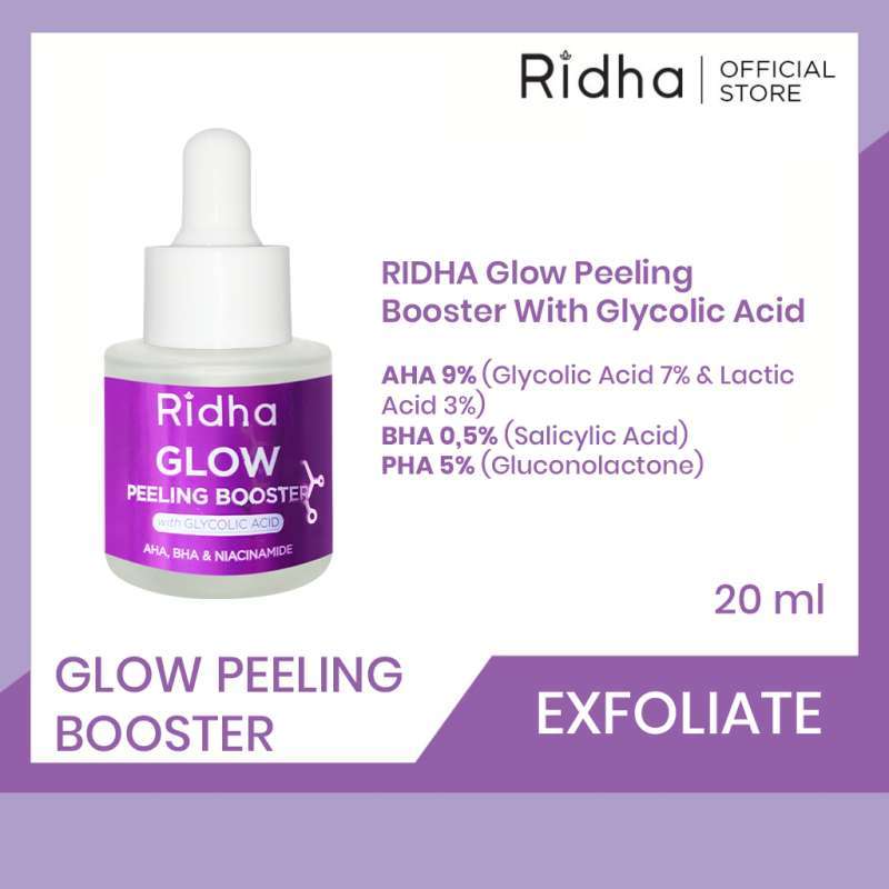 Jual Ridha Glow Peeling Booster - 20ml Di Seller Ridha Beauty Official ...