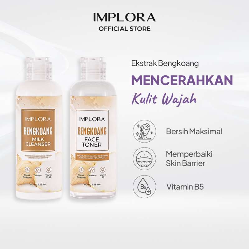 Promo Implora Bengkoang Cleanser Series Diskon 27% Di Seller Implora ...