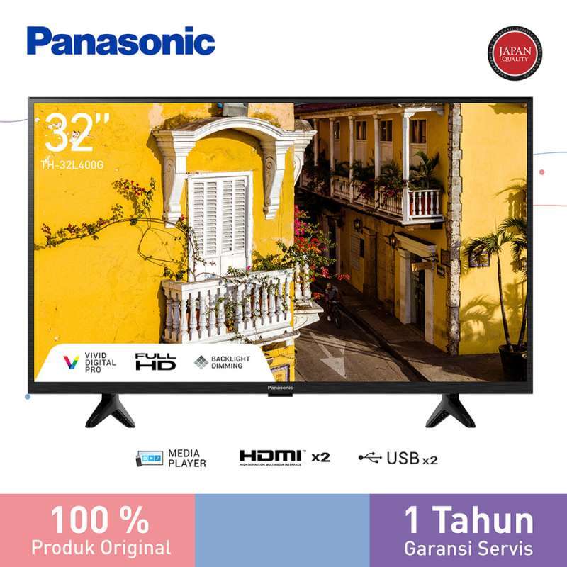 Promo Panasonic Th-32l400g Led Tv Digital [32 Inch] Diskon 22% Di ...
