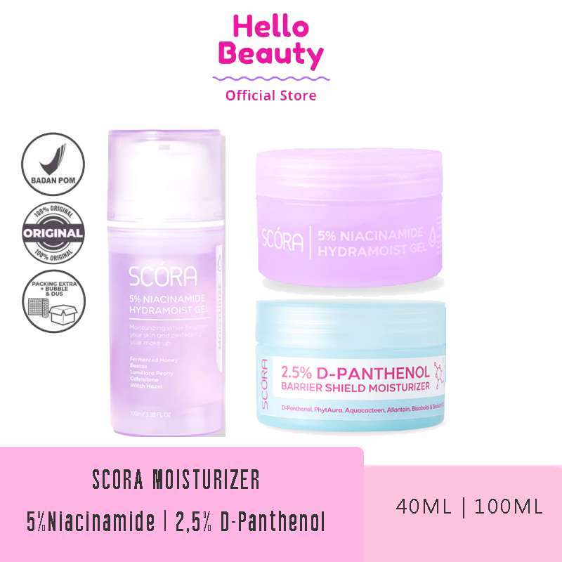 Promo Scora Moisturizer | 5% Niacinamide Hydramoist Gel | 2,5% D ...