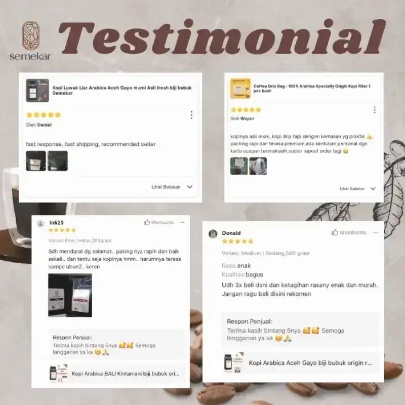 Promo Semekar Coffee - Biji Bubuk Kopi Lavender Espresso House Blend 70 ...