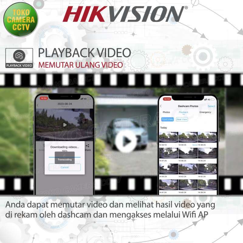 Jual Hikvision D1 Pro 1440p Dashcam Kamera Mobil Wifi Ap Audio G Sensor 1 Channel - Tanpa Memori ...