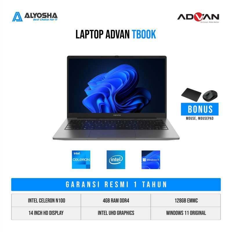 Laptop Advan Tbook - 🔥 Harga & Spesifikasi Terbaru Juni 2026