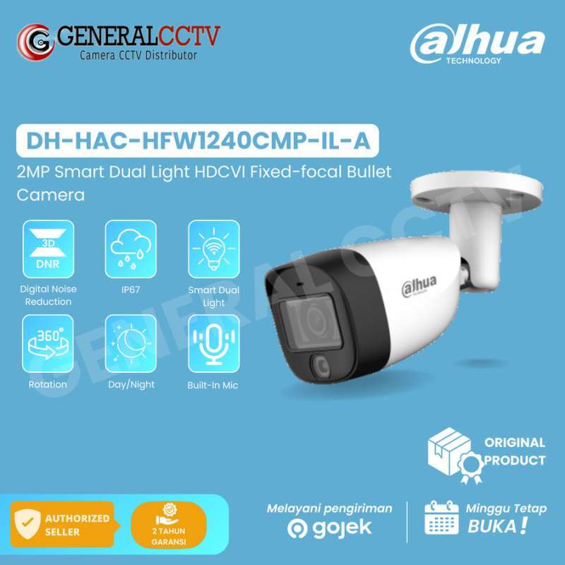 Daftar Harga Cctv Dahua 2 Mp Outdoor Full Colour 🔥 Original ...