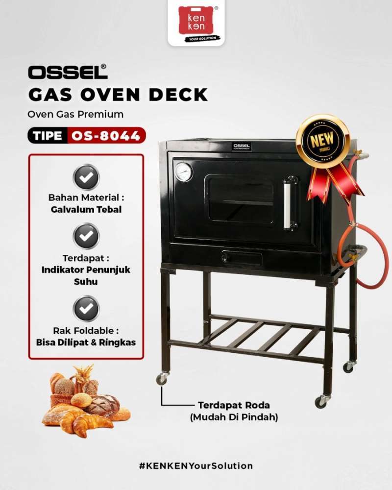 Jual Oven Gas Galvalum Tebal Os-8044 Model Bima Rak Bisa Dilipat + Roda ...