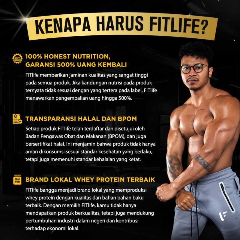 Jual Fitlife Beazt 2lbs/900gr - Whey Protein Concentrate (wpro Ugraded ...