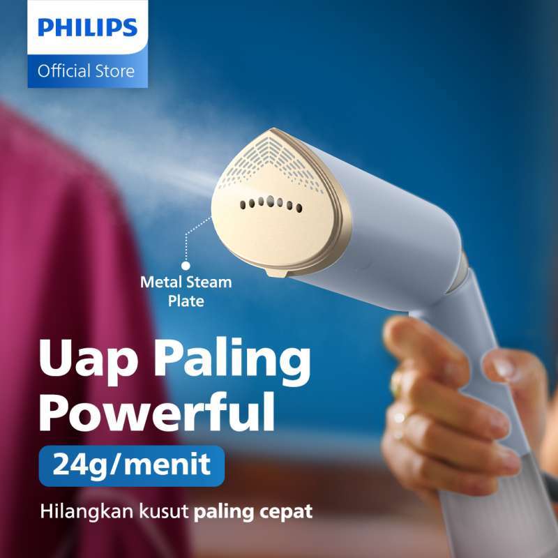 Promo New! Philips Handheld Steamer 5000 Series - Sth5020/20 Biru Muda ...