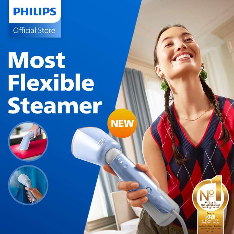 Promo New! Philips Handheld Steamer 5000 Series - Sth5020/20 Biru Muda ...