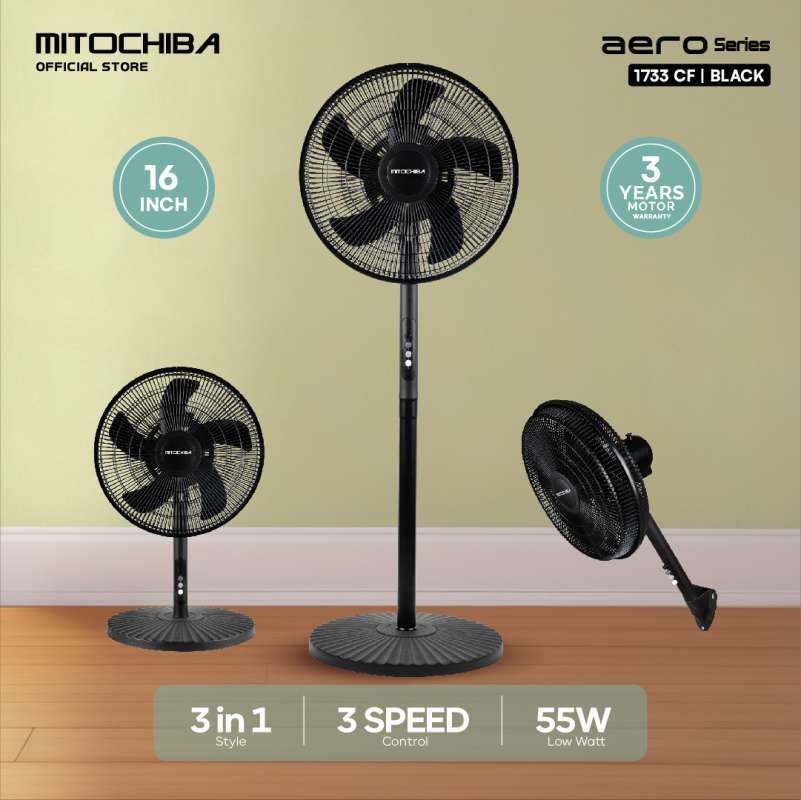 Promo Mitochiba Kipas Angin 3in1 Multifungsi 1733cf 16 Inch Aero Series ...