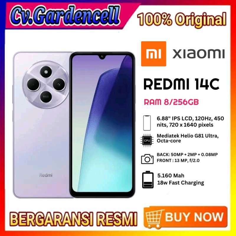 Redmi 14 C RAM 8 🔥 Harga & Spesifikasi Terbaru Mei 2025
