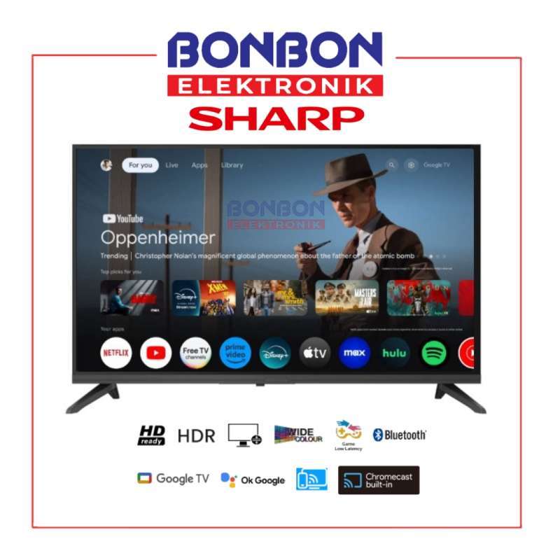 Promo Sharp Led Digital Tv 32 Inch 2t-c32gh3000i / 2k Google Tv 32gh3000i Diskon 2% Di Seller ...