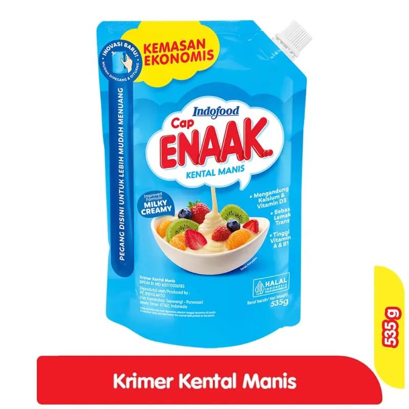 Jual Cap Enaak Krimer Kental Manis Putih Pouch 535 G Di Seller Alfamart ...