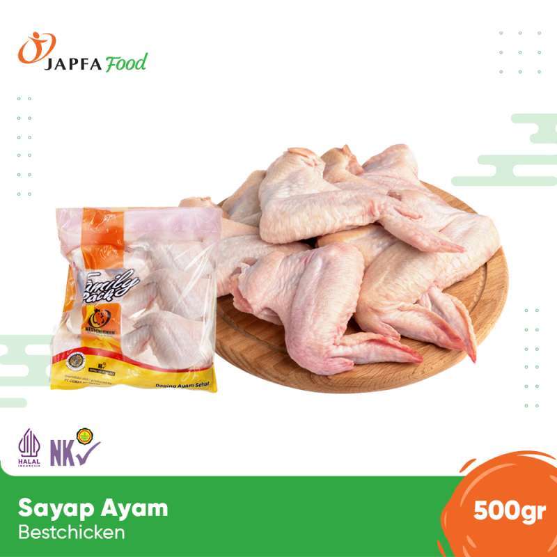 Promo Bestchicken Sayap Ayam / Chicken Wings 500 Gr Halal Diskon 43% Di ...