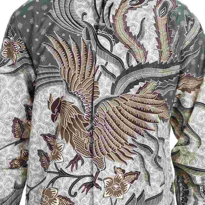 Promo Waskito Kemeja Batik Katun Pria Sage Green Kb Le B 47632 Diskon ...