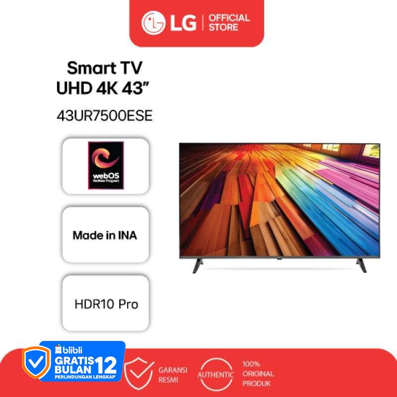 Promo Lg Televisi / Smart Tv Uhd 4k 43 - 60hz Dengan Ai Thinq Hdr10 ...