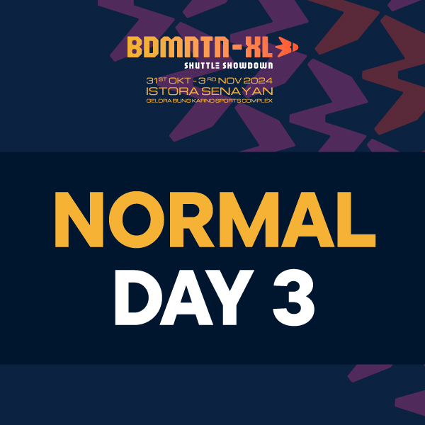 Promo [normal - Day 3] Bdmntn - Xl Ticket - Cat 1 Diskon 49% Di Seller ...