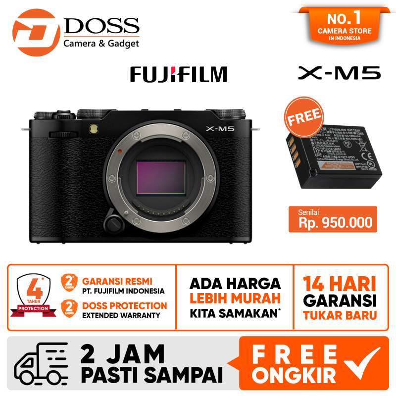 Jual Fujifilm Xm5 Body Only Fuji X-m5 Xm 5 Mirrorless Camera Di Seller Doss Official Store ...