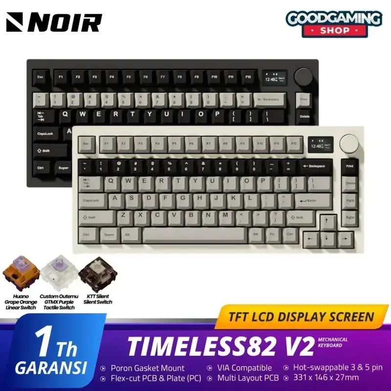 Daftar Harga Noir Keyboard Timeless 82 🔥 Original & Spesifikasi Lengkap ...