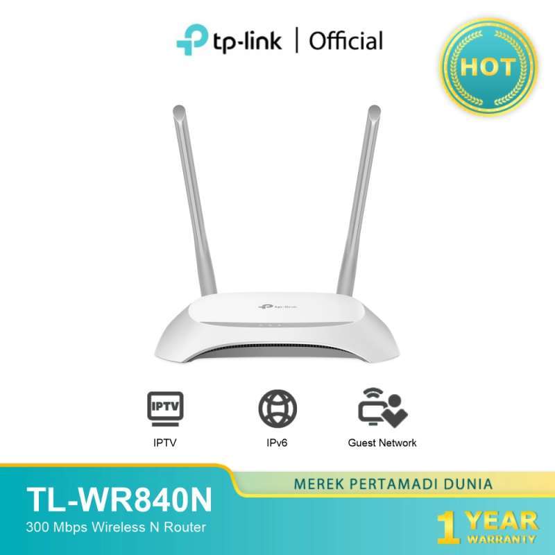 Promo Tp-link Tl-wr840n 300mbps Wireless N Router Diskon 47% Di Seller Tp-link Official Store ...