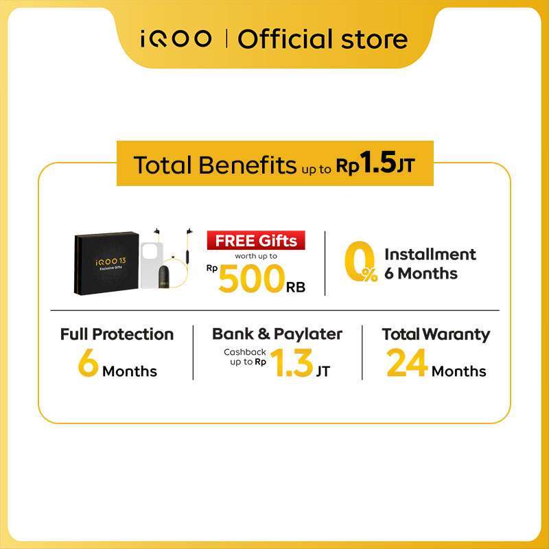 Jual Iqoo 13 (12/256)- 1st Snapdragon 8 Elite, 7000mm2 Vc Cooling ...
