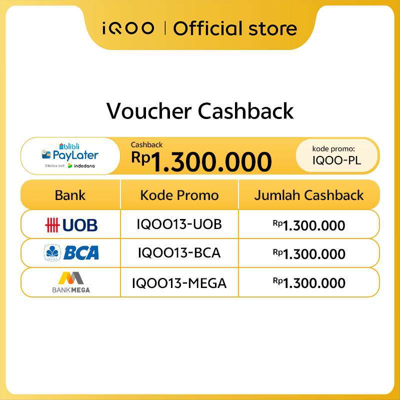 Jual Iqoo 13 (12/256)- 1st Snapdragon 8 Elite, 7000mm2 Vc Cooling ...