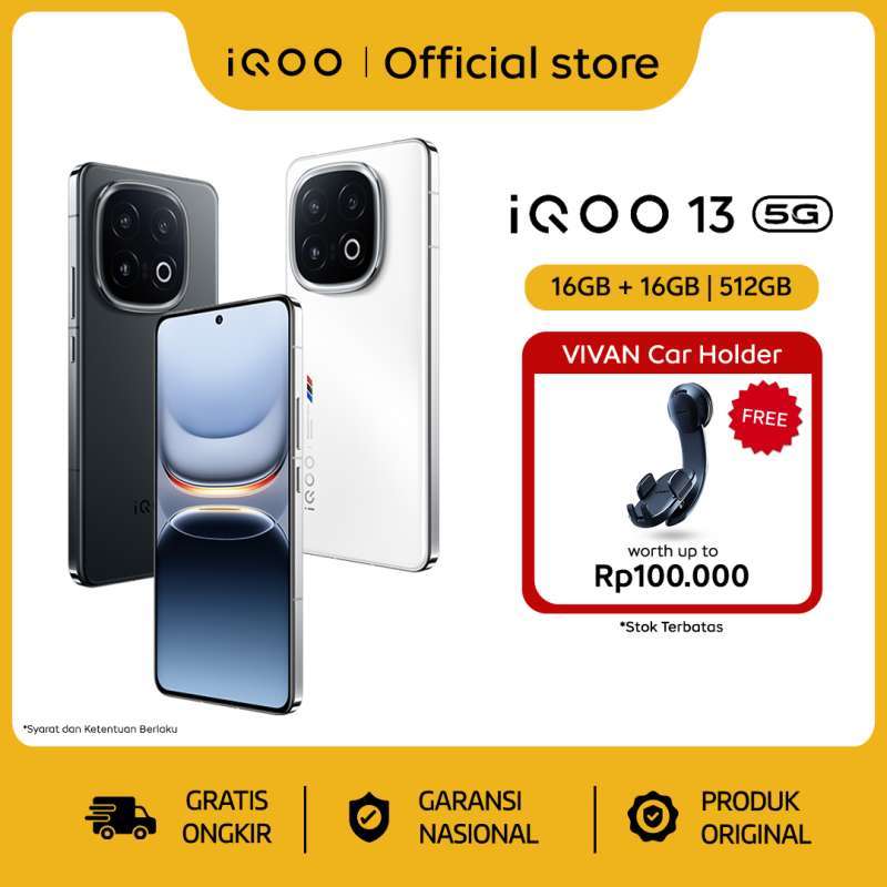 Jual vivo Iqoo 13 (16/512)- 1st Snapdragon 8 Elite, 7000mm2 Vc Cooling System, 6150mah+120w ...