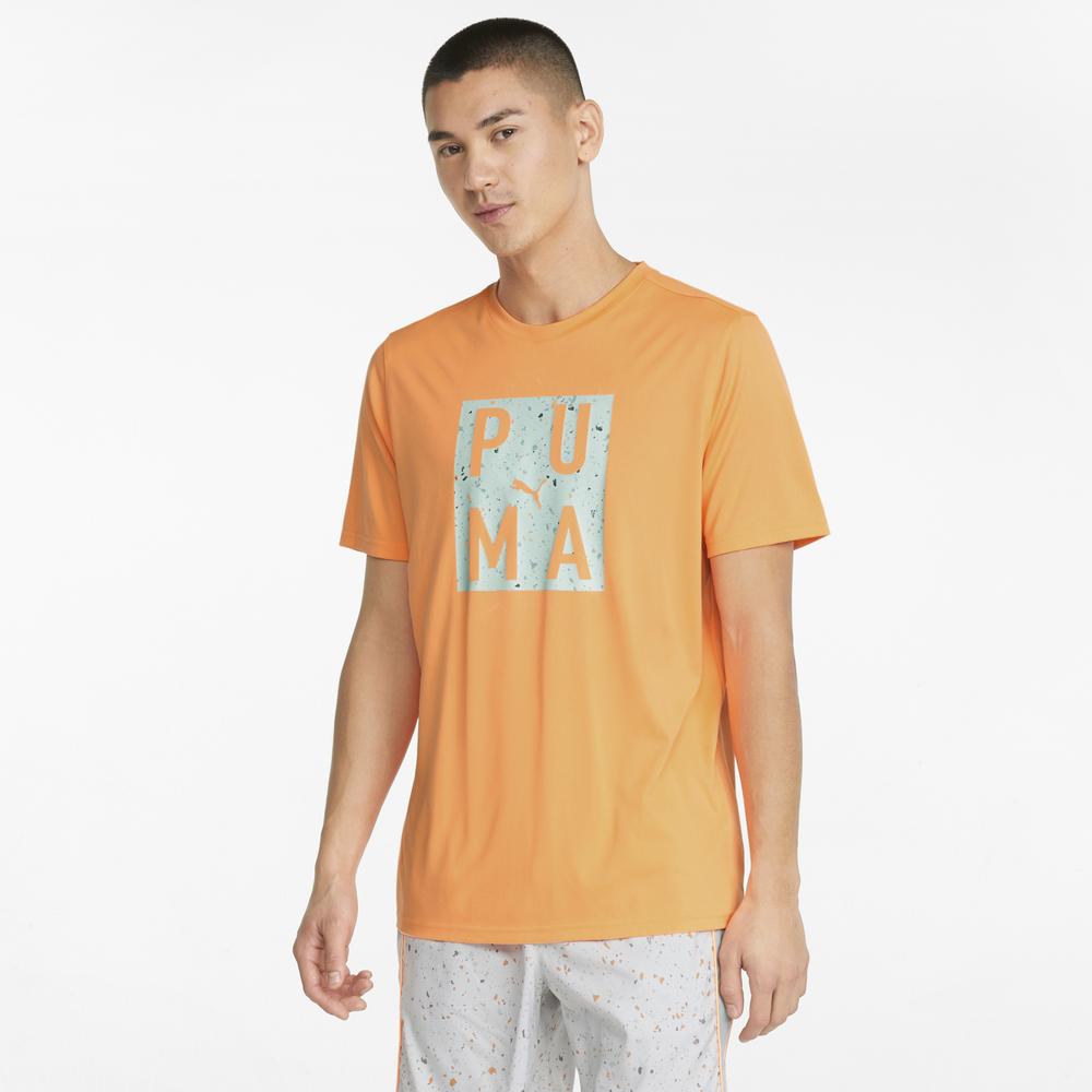 Promo Puma Men Fitness Train Graphic Tee Atasan Training Pria [52154239 ...