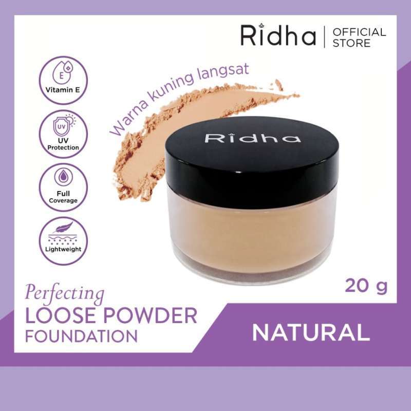Promo (new Product) Ridha Perfecting Loose Powder Foundation Diskon 10% ...
