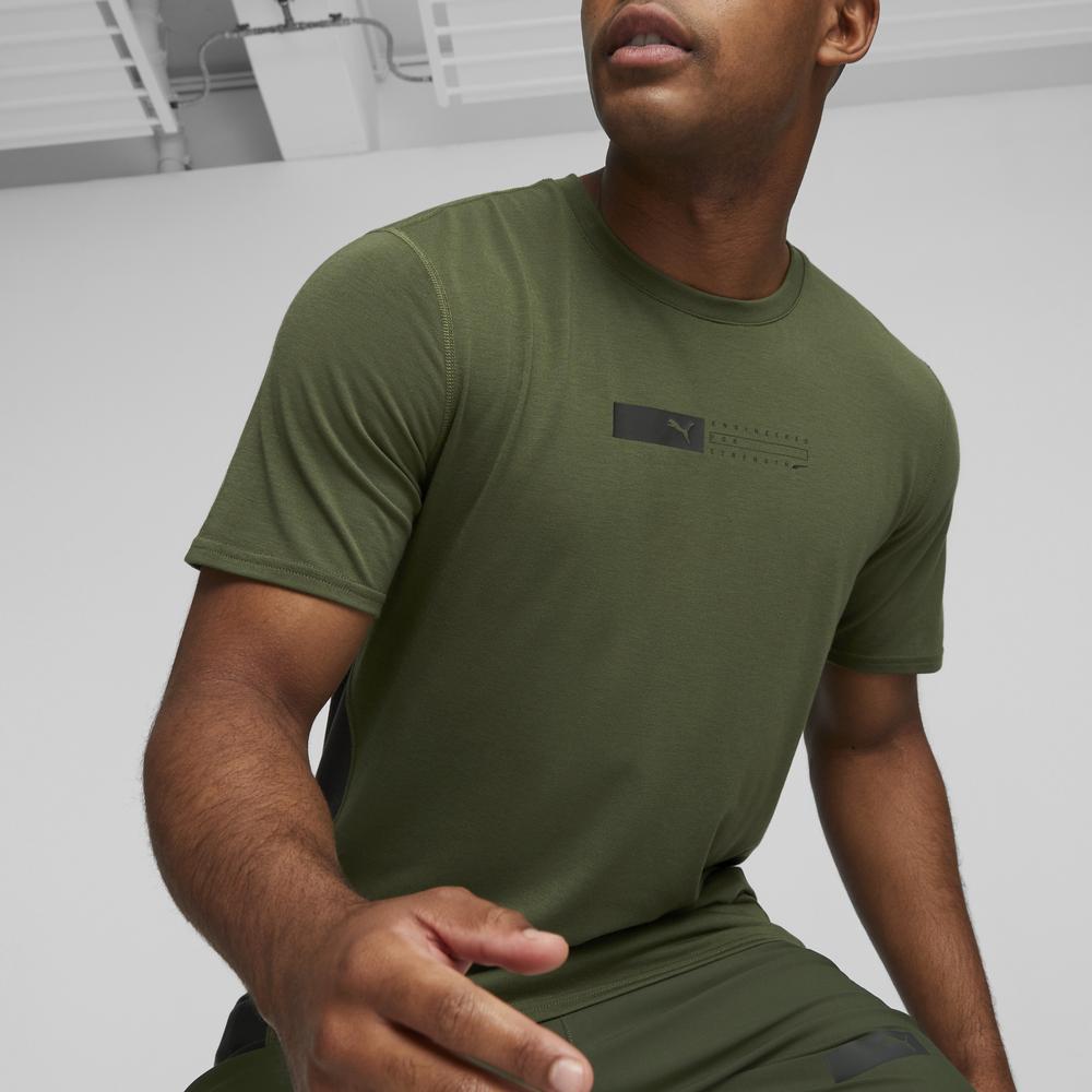 Promo Puma Men Fitness Strength Training Drirelease Tee Atasan Training ...