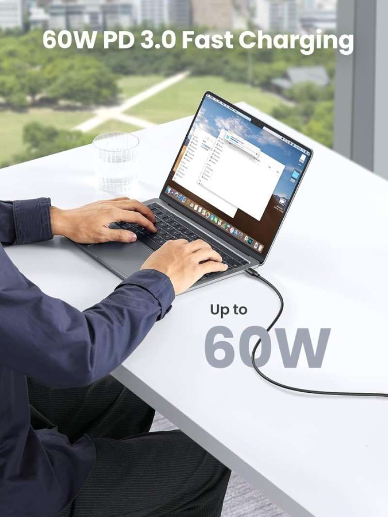 Promo Ugreen Kabel Data Type C To Type C 60W Fast Charging Pd 2.0 3a ...