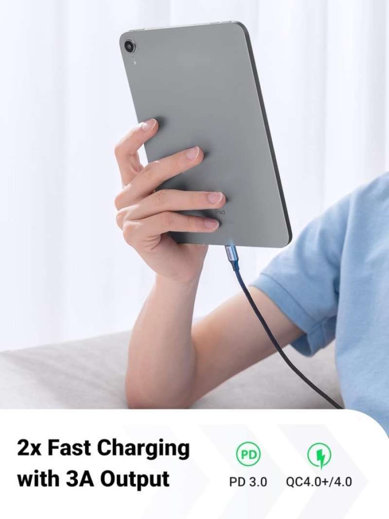 Promo Ugreen Kabel Data Type C To Type C 60W Fast Charging Pd 2.0 3a ...