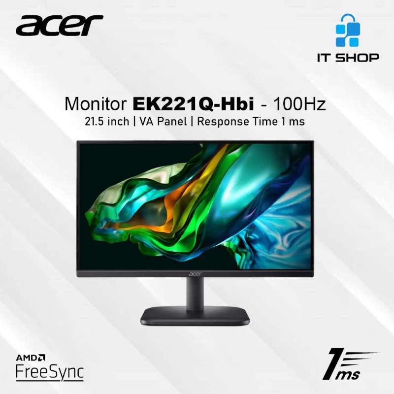 Jual Acer Monitor 21.5 Inch Ek221q-hbi Va Panel 100hz Di Seller It Shop ...
