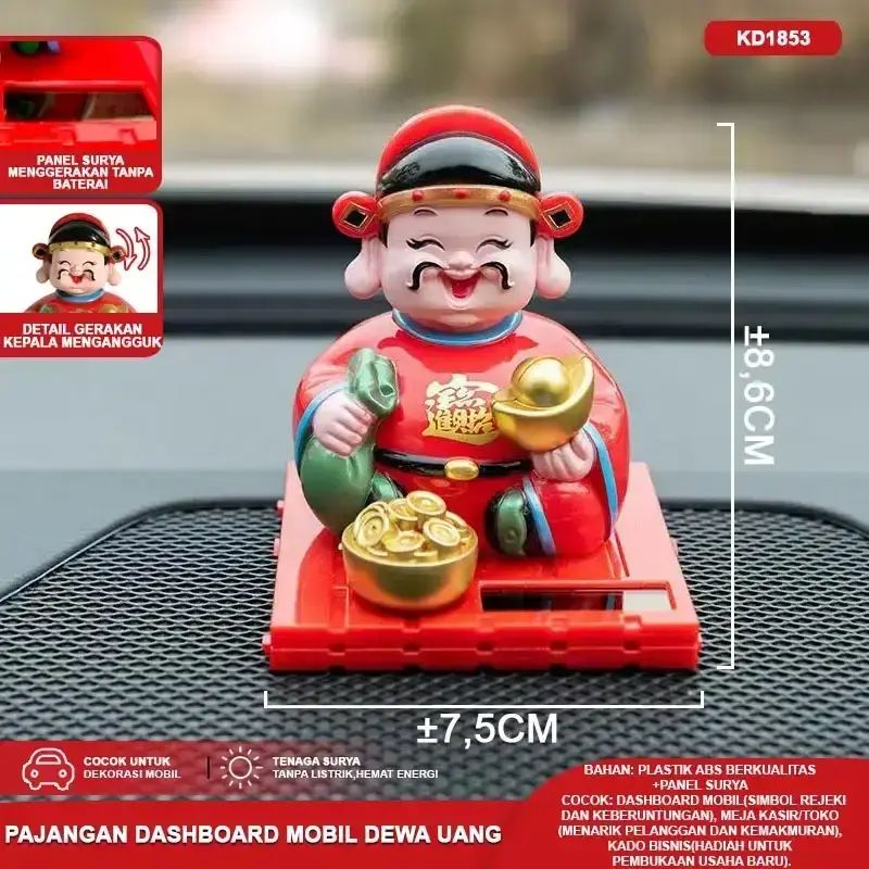 Jual Pajangan Dashboard Mobil Dewa Uang Rejeki/budha/ganesha/kwan Im ...