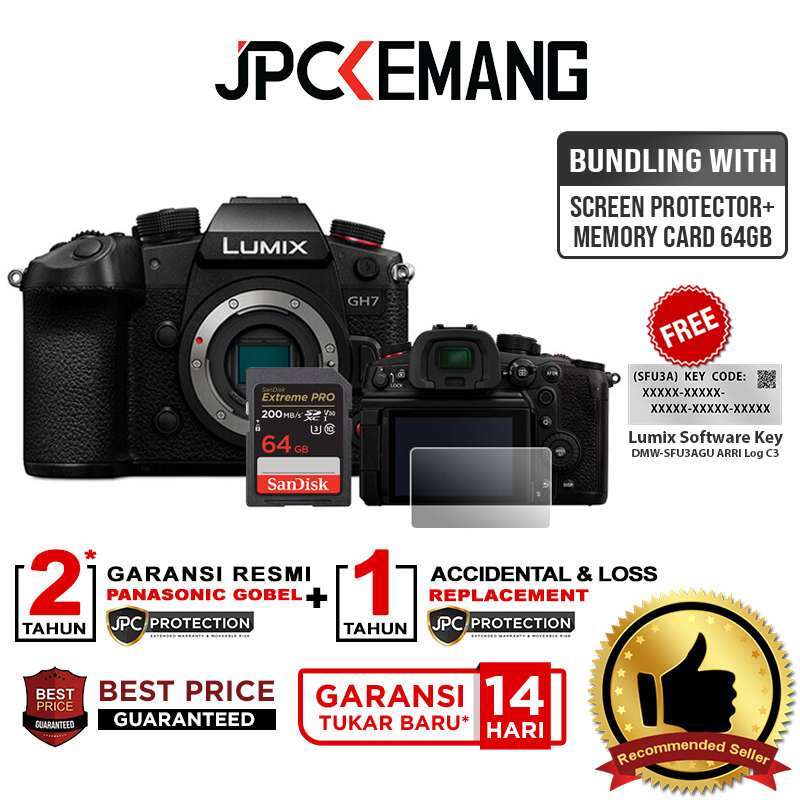 Promo Jpc Kemang Panasonic Lumix Gh7 Body Only Mirrorless Camera Panasonic Lumix Dc-gh7 Garansi ...